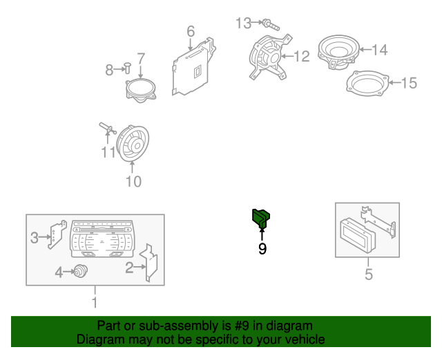 2010-2016 Hyundai Genesis Coupe Speaker 96310-2M050 | AutoNationParts.com