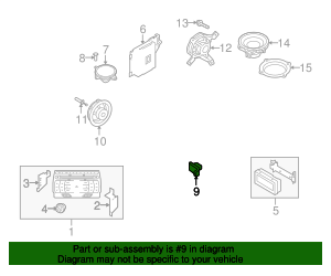 2010-2016 Hyundai Genesis Coupe Speaker 96310-2M050 | AutoNationParts.com