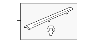 84201-TLA-A01ZA - Garnish Assembly R Front Side *NH900L* (Deep Black ...