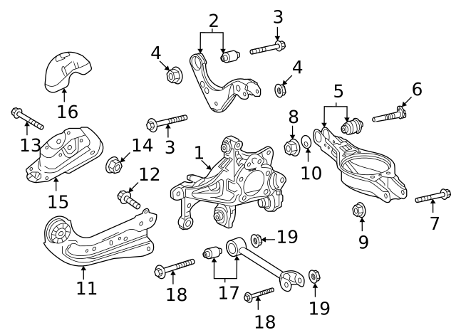 2020-2024 Toyota Suspension Knuckle 42305-06320 | Toyota Parts Center