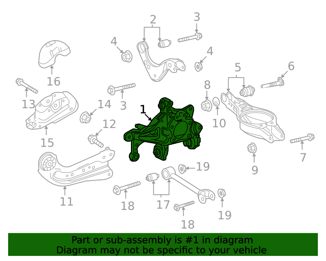 2020-2024 Toyota Suspension Knuckle 42305-06320 | Toyota Parts Center