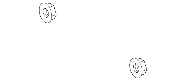 90080-17221 - Lower Control Arm Lock Nut 2000-2025 Toyota | Longo ...