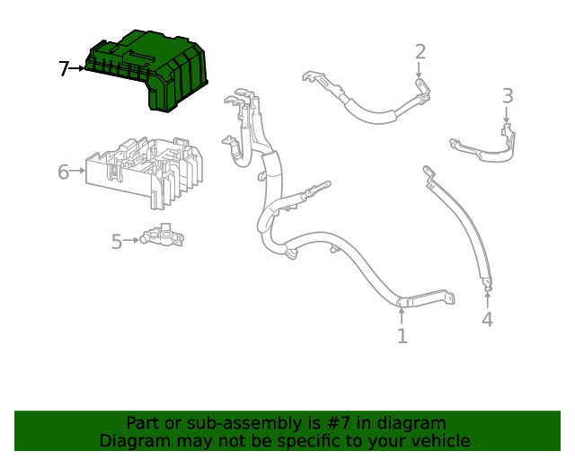 84336357 - Front Compartment Fuse Block Cover 2019-2023 GM | GMPartsNow