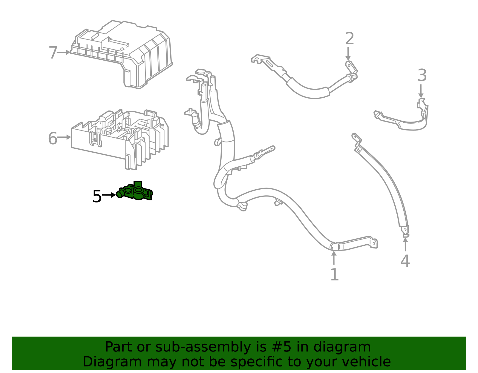 2018-2025 GM Battery Current Sensor 13545953 | TascaParts.com