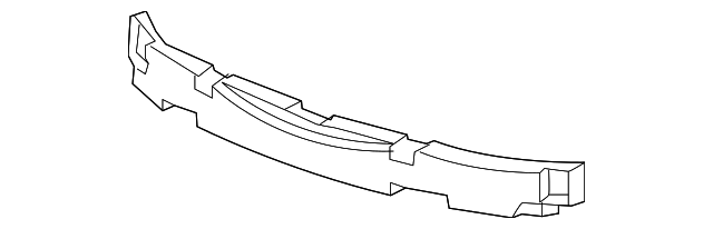 2011-2015 Chevrolet Volt Front Bumper Energy Absorber 25975550 ...