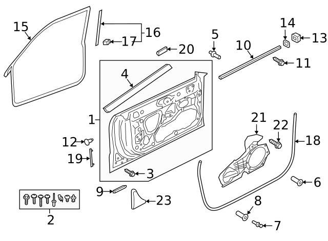 4K8-831-708-E - Door Seal 2019-2024 Audi | AutoNation Parts