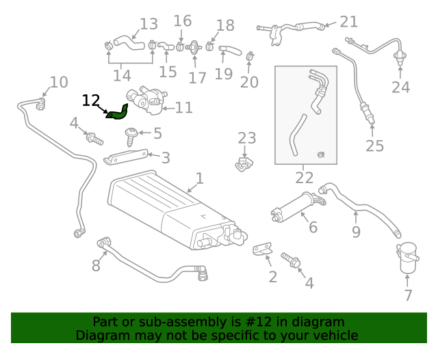 28911-2GGA1 - Purge Valve Bracket 2017-2021 Hyundai | Group 1 Auto Parts