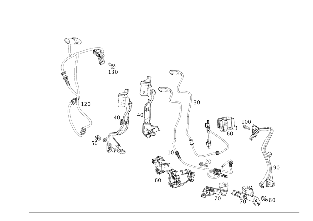 205-905-46-07 - Rotational Speed Sensor 2015-2021 Mercedes-Benz ...