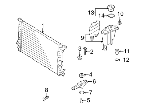 Radiator & Components for 2012 Audi S5 | Audi USA Parts