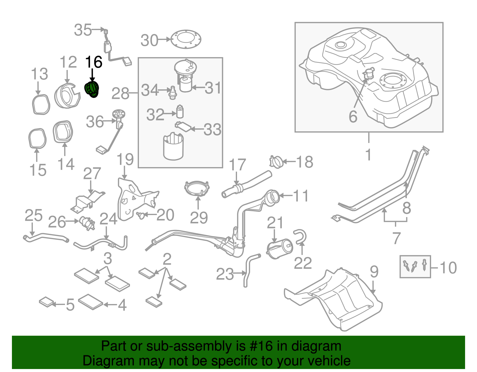 GY3L-42-250B - Cap Filler - Mazda Swag