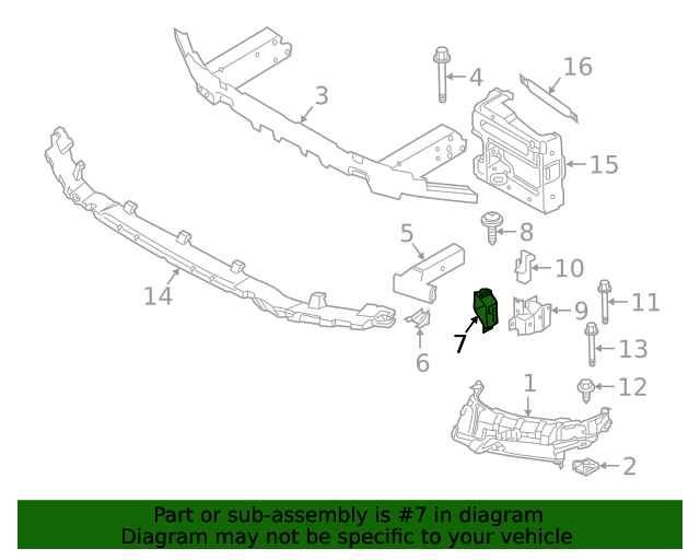 51118070484 - 2020-2024 BMW Support (51-11-8-070-484) | BMW of South ...
