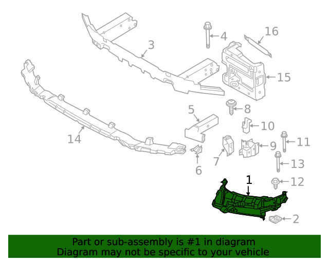 Genuine BMW 51-11-8-065-192 | Mount Bracket | FREE Shipping on Most ...