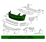 2012-2016 Volkswagen Beetle Bumper Cover (Unpainted) 5c5807217akgru ...