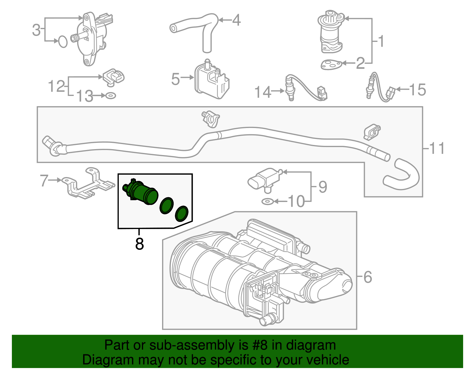 17310-TBA-A01 - Vent Valve 2008-2025 Honda | Toronto Honda Parts