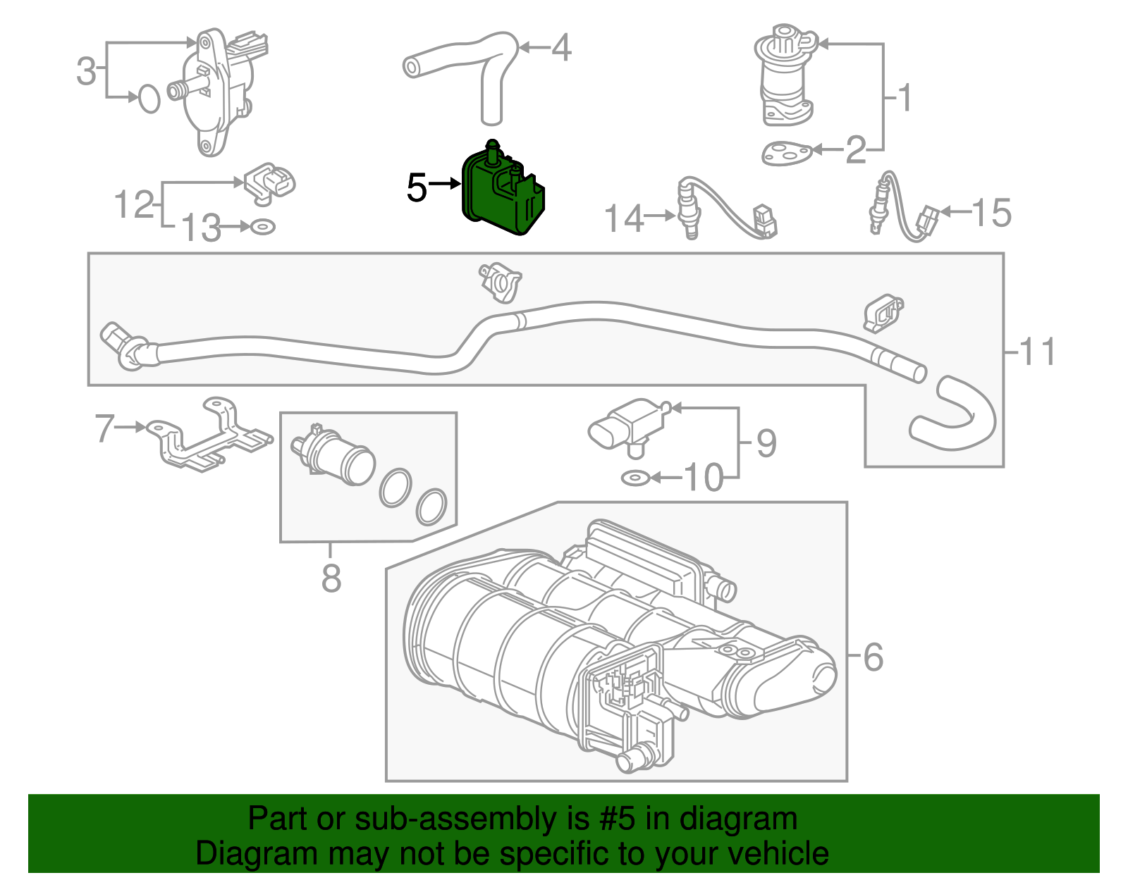36166-5G0-A01 - 2016-2025 Honda - Joint Purge | Honda Parts Guys