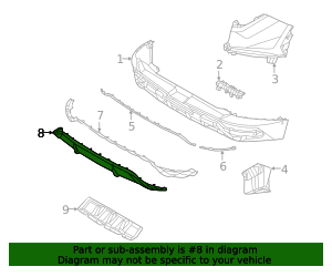 86670-CW100 - Valance Panel 2022-2024 Hyundai Tucson | AutoNation Parts