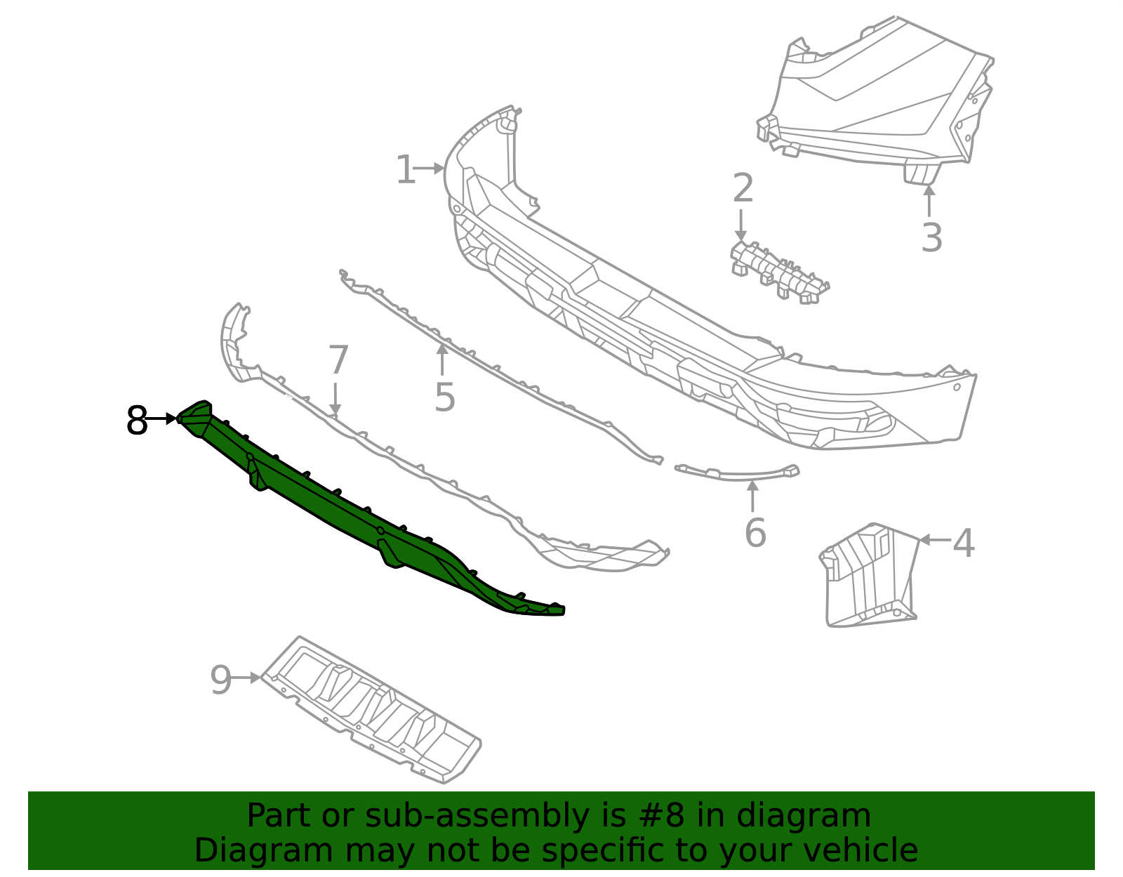 2022-2024 Hyundai Tucson Lower Cover 866A1-CW000 | OEM Parts Online