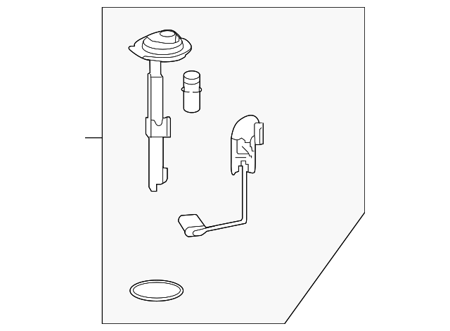 2010-2017 GM Fuel Tank Sending Unit Kit with Flange, Sending Unit ...