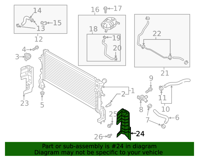 2019-2021 Hyundai Veloster Air Shield 29136-J3400 | OEM Parts Online
