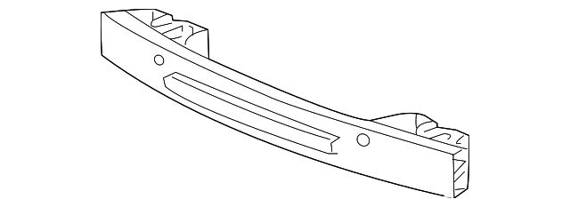 25878220 - Rear Bumper Impact Bar 2005-2009 Buick LaCrosse | GMPartsNow