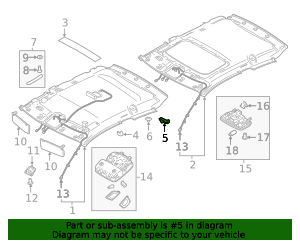 85332-J3000 - Coat Hook Bracket 2019-2022 Hyundai | AutoNationParts.com