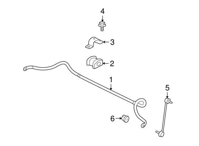 2003-2015 Mitsubishi Lancer Stabilizer Link 4056A016 | Mitsubishi Parts ...