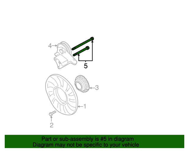 1998-2005 Volkswagen Passat Mount Bracket Bolt N-044-714-1 | Volkswagen ...
