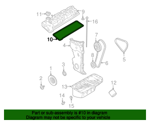 1996-2007 Suzuki Valve Cover Gasket 11189-77E00 | World OEM Parts Subaru