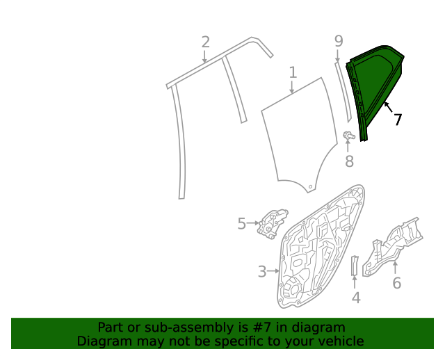 32244805 - Fixed Glass - 2019 2020 Volvo XC40 | Volvo OEM Parts Direct