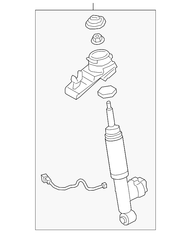 32346049 - 2020-2025 Volvo XC90 - Shock Absorber | Volvo OEM Parts Direct