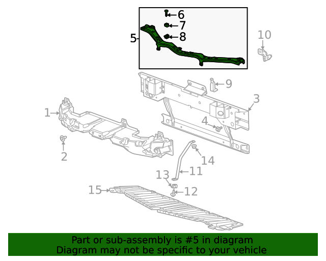2020-2025 Chevrolet Corvette Support 86777931 | OEM GM Parts