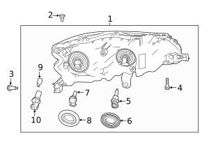 26060-6CA0A - Composite Assembly 2019-2021 Nissan Altima | Nissan Parts ...