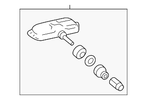 2012-2019 Toyota Tire Pressure Monitoring System Sensor 4260706020 ...