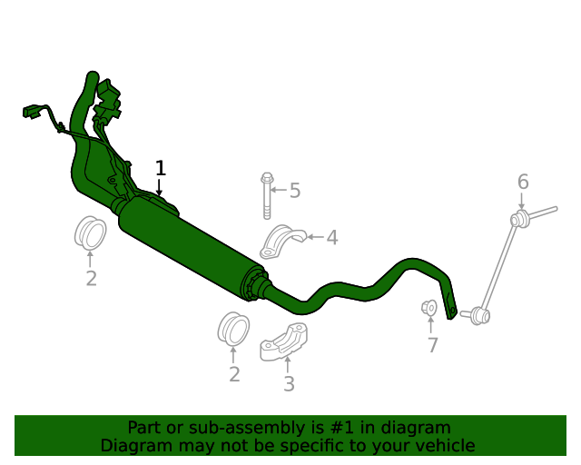 Genuine BMW 37-10-6-899-790 | Stabilizer Bar | FREE Shipping on Most ...