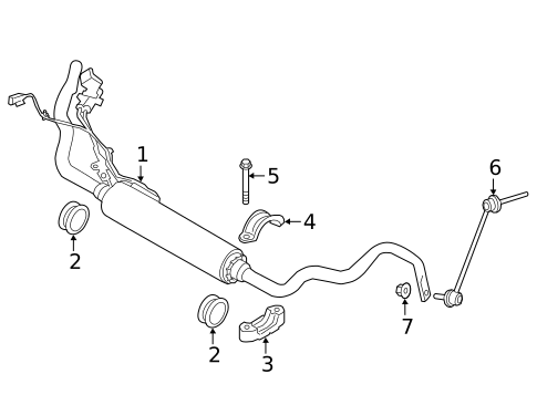 Stabilizer Bar & Components for 2025 BMW X5 | BMWPartsHub