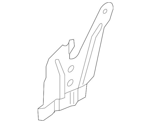 2009-2014 Nissan Cube Side Bracket 24387-1FC1A | TascaParts.com