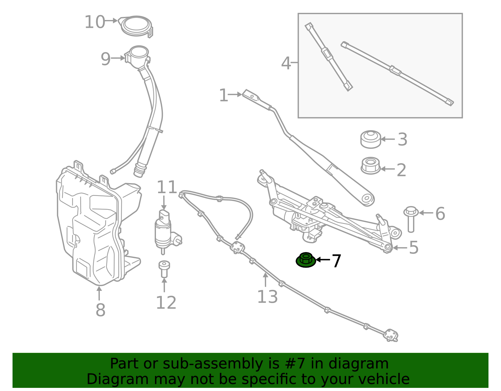51339907339 - 2016-2025 BMW Nut with washer (51-33-9-907-339) | BMW of ...