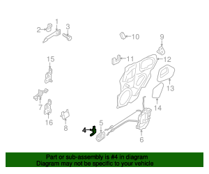 C235-58-330A-02 - Handle, Inside - 2006-2010 Mazda | Mazda OEM Parts Outlet
