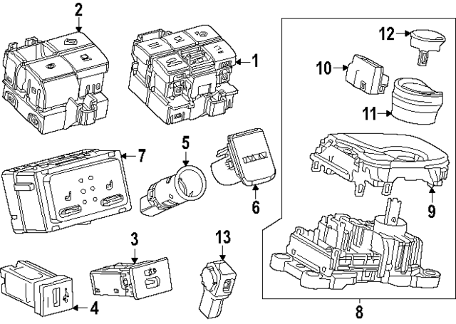 2023-2024 Subaru Solterra Socket 8553042010 | OEM Parts Online