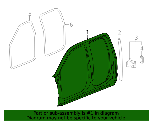 Buy Genuine GM Auto Parts - Panel (Part # 23172936) | GM Parts Store