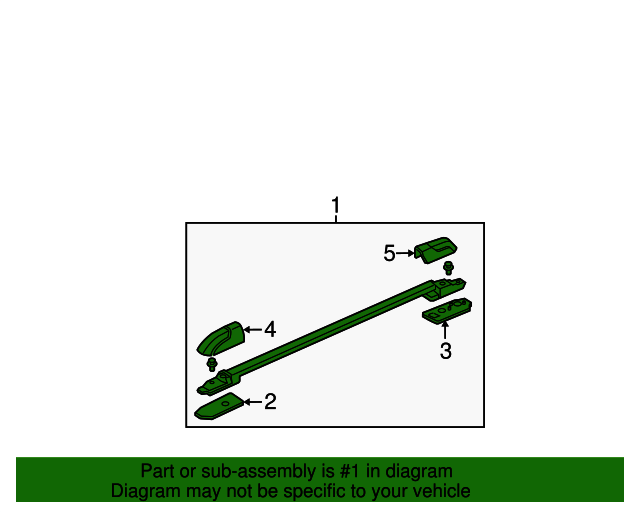 75250-SZA-A03ZA - Rail Assembly 2009-2015 Honda Pilot | Honda Parts Online
