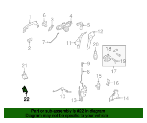 204-720-03-37 - Lower Hinge 2008-2009 Mercedes-Benz | Mercedes-Benz USA ...