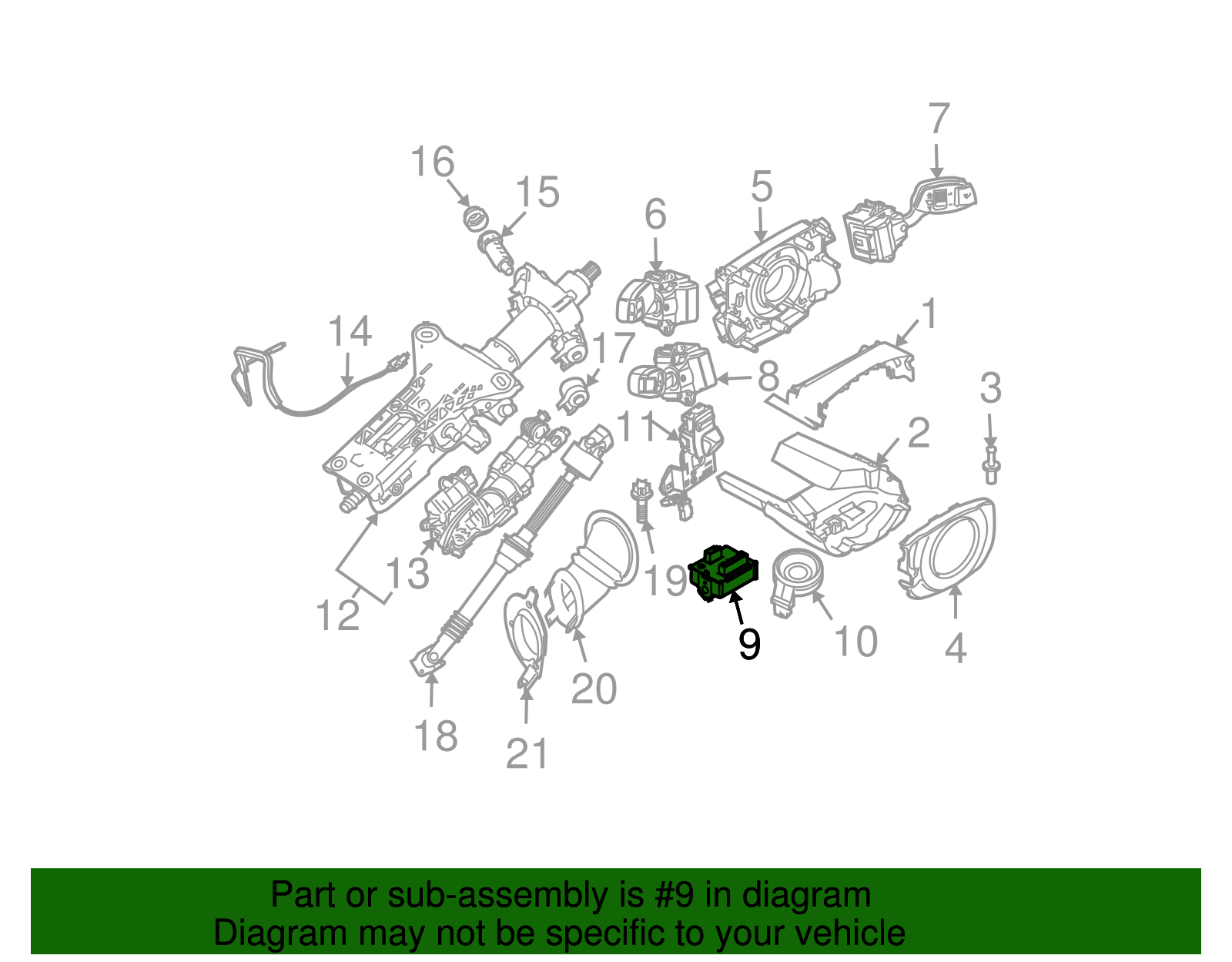 61326937075 - 2004-2010 BMW Ignition Switch (61-32-6-937-075) | BMW of ...