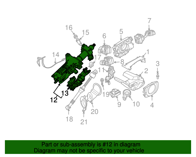 Genuine BMW 32-30-6-770-713 | Steering Column | FREE Shipping on Most ...