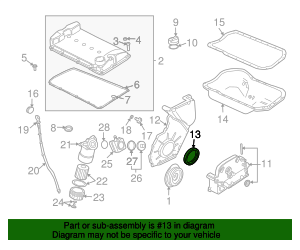1998-2015 Volkswagen Seal 038-103-085-E | vwpartscenter