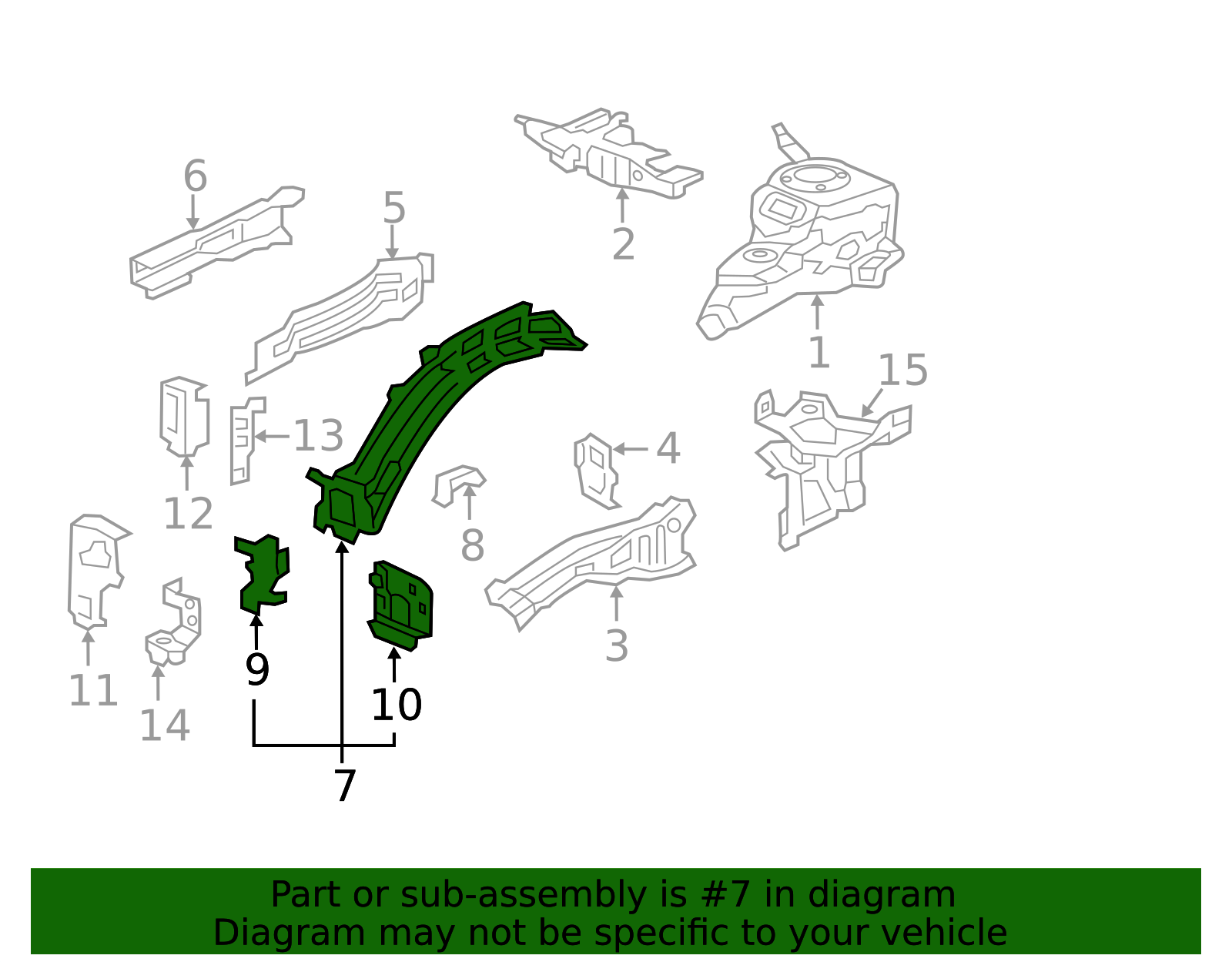 04684-TBA-A01ZZ - Upper Rail Assembly 2016-2021 Honda Civic | Honda ...