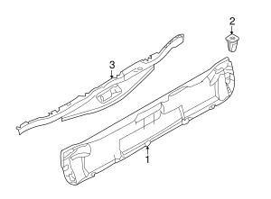 51497294791 - 2014-2018 BMW X5 Upper Cover (51-49-7-294-791) | BMW of ...