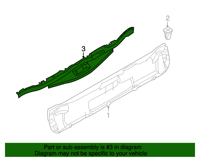 51497294791 - 2014-2018 BMW X5 Upper Cover (51-49-7-294-791) | BMW of ...