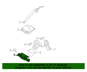 31484517 - Liftgate Lock Striker Plate 2019-2024 Volvo | AutoNation Parts