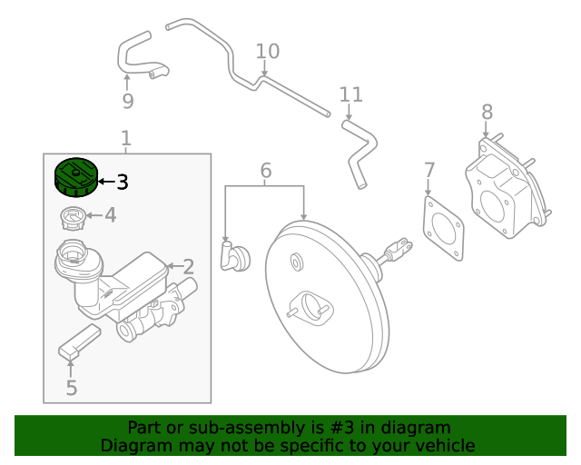 2015-2022 Nissan Reservoir Cap 46020-4BA0A | Parts for Nissans